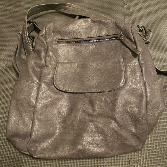 Bags | Vegan Leather Backpackpurse | Poshmark